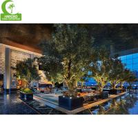 China Large Artificial Tree Decorative PlantWedding Giant Faux Olive Tree For Indoor Decoration Silk Plants Luxurious Mall Decoration for sale