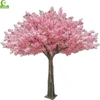 China 3m-6m LED Lights Artificilal Cherry Flowers Tree Customize Indoor Sakura Faux Decor Tree Big Artifical Blossom Trees for Wedding for sale