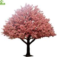 China 3m-6m LED Lights Artificilal Cherry Flowers Tree Customize Indoor Sakura Faux Decor Tree Big Artifical Blossom Trees for Wedding for sale