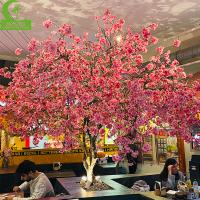 China 3m-6m LED Lights Artificilal Cherry Flowers Tree Customize Indoor Sakura Faux Decor Tree Big Artifical Blossom Trees for Wedding for sale