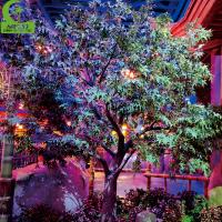 China artificial 3.5-4.5 autumn flame dark red maple tree for wedding hotel shopping mall decoration for sale