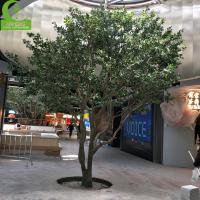 China Factory Price Custom Large Green Ficus Tree Look Natural Fake Olive Tree Artificial Big Banyan Tree for Indoor Home Hotel for sale