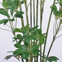 China 47in 59in 70inTall Real Touch Artificial Schefflera Tree Green Potted Schefflera Plant For Home Decoration for sale