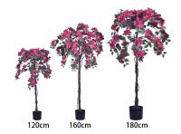 China Haihong New Products Artificial Bougainvillea Flower Tree 4ft 6ft Fake Potted Bougainvillea Artificial for Home Hotel Decor for sale