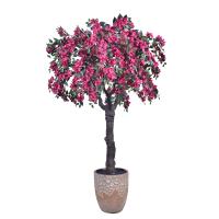 China Artificial Plants Nearly Natural Artificial Bougainvillea pink Flowers Christmas Holiday Decoration Tree for sale