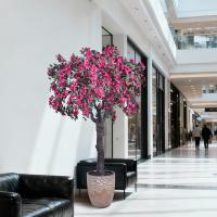 China Artificial Plants Nearly Natural Artificial Bougainvillea pink Flowers Christmas Holiday Decoration Tree for sale