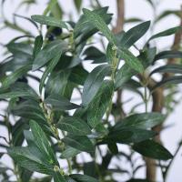 China artificial plant manufacturer Customizable Size Lifelike Artificial Silk Olive Tree for Hotel Lobby Decor for sale