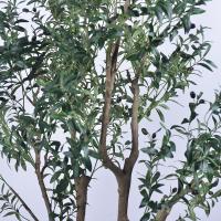 China artificial plant manufacturer Customizable Size Lifelike Artificial Silk Olive Tree for Hotel Lobby Decor for sale