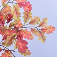 China Commercial Artificial Autumn Oak Tree | 160cm 185cm 210cm Fall Foliage Tree for Hotel & Restaurant Ambiance for sale