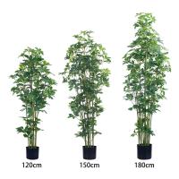 China Artificial Multi-Stem Schefflera Plant 120cm 150cm 180cm | Faux Arboricola for Indoor Office & Home Decor for sale