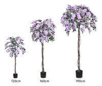 China Artificial Light Pink Bougainvillea Tree, 47/63/75 inch, UV Resistant Faux Plant for Outdoor & Indoor Decor, Wholesale Fake Flower Tree for sale