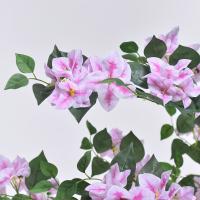 China Artificial Light Pink Bougainvillea Tree, 47/63/75 inch, UV Resistant Faux Plant for Outdoor & Indoor Decor, Wholesale Fake Flower Tree for sale