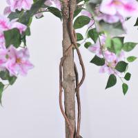 China Artificial Light Pink Bougainvillea Tree, 47/63/75 inch, UV Resistant Faux Plant for Outdoor & Indoor Decor, Wholesale Fake Flower Tree for sale