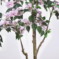 China Artificial Bougainvillea Tree with Flower in Plastic Pot for Front Porch Home Office Garden Party Decoration for sale
