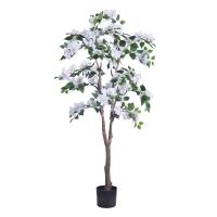 China China Manufacturer Bougainvillea Tree Artificial Plant With white Flower For Home Office Mall Decor for sale