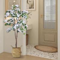 China China Manufacturer Bougainvillea Tree Artificial Plant With white Flower For Home Office Mall Decor for sale
