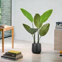 China Factory Wholesale Fake Plant Artificial Traveller Palm Faux Green Artificial Decoration for Home Living Room Shop for sale