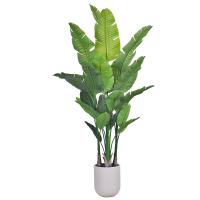 China Bulk Buy Artificial Plants Realistic Traveler Palm Tree Indoor Plants Artificial Banana Palm for Home Living Room Decor for sale