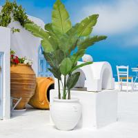 China Bulk Buy Artificial Plants Realistic Traveler Palm Tree Indoor Plants Artificial Banana Palm for Home Living Room Decor for sale