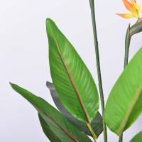 China haihong Artificial plant Silk Bird of Paradise Tropical Palm Tree Potted Plant for Decor for sale