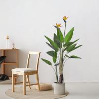 China haihong Artificial plant Silk Bird of Paradise Tropical Palm Tree Potted Plant for Decor for sale