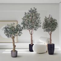 China Premium Lifelike Olive Tree Artificial Plant - Focal Point Sizes 6.6FT/8.2FT/9.2FT, Real Touch Foliage for Luxury Villa & Restaurant Interior Design for sale