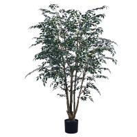 China Lifelike Artificial Mini Ficus Tree - Artistic Trunk in 7.5FT/9.2FT, Low Maintenance for Luxury Spa & Restaurant Interior Design for sale