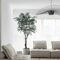 China Lifelike Artificial Mini Ficus Tree - Artistic Trunk in 7.5FT/9.2FT, Low Maintenance for Luxury Spa & Restaurant Interior Design for sale