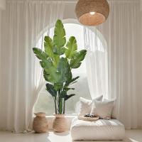 China High Quality Real Touch Leaves Artificial Plant Strelitzia Nicolai Fire Resistant Faux Bird of Paradise for Indoor and Outdoor for sale