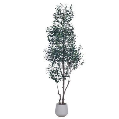 China HAIHONG Artificial Olive Tree in Pot Fire Retardant Plastic Durable Natural Touch Indoor Plants for Home Decor Indoor for sale