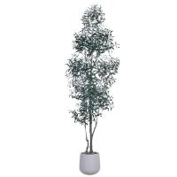 China HAIHONG Artificial Olive Tree in Pot Fire Retardant Plastic Durable Natural Touch Indoor Plants for Home Decor Indoor for sale