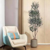 China HAIHONG Artificial Olive Tree in Pot Fire Retardant Plastic Durable Natural Touch Indoor Plants for Home Decor Indoor for sale