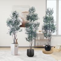 China HAIHONG Artificial Olive Tree in Pot Fire Retardant Plastic Durable Natural Touch Indoor Plants for Home Decor Indoor for sale