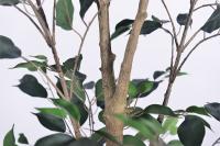 China Indoor/Outdoor UV Protected Artificial Plants Banyan Tree High-Fidelity PE Decorative Art High-Low Leaves for Easter Home Decor for sale