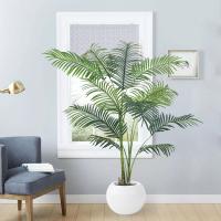 China 180cm New Hawaii Palm Artificial Tropical Palm Potted Faux Green Plants for Indoor Decoration for sale