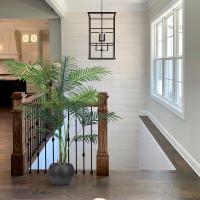 China wholesale 150cm Artificial Tropical Palm Hawaii Palm Plant Potted Faux Green Plants For Indoor Decoration for sale