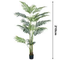 China Wholesale Indoor Artificial Plants Faux Hawaii PalmPotted Plants For Indoor Decoration for sale
