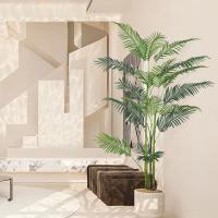 China Wholesale Indoor Artificial Plants Faux Hawaii PalmPotted Plants For Indoor Decoration for sale
