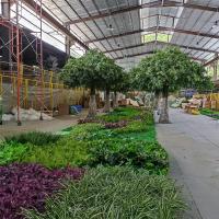 China Custom Artificial Green Wall Panels - Vertical Garden for Restaurant, Hotel & Mall (B1 Fire Retardant, Anti-UV) for sale