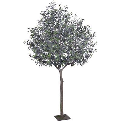 China 2.4m All-Plastic Artificial Olive Tree — Lifelike Faux Olive Tree for Home, Hotel & Commercial Spaces for sale