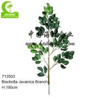 China Rain Resistant 190cm  Artificial Tree Branches With 63pcs Leaves for sale