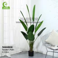 China Artificial Traveler's Palm Decorative Best Office Plants for sale