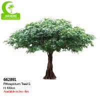 China H400cm Landscape Artificial Trees , Artificial Pittosporum For Amusement Park for sale