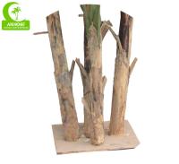 China Fire Retardant H350cm Large Artificial Landscape Trees With Real Touch Leaves for sale