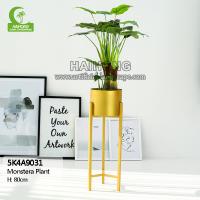 China 2021 Lifelike Artificial Monstera Plants Of North Europe Style for sale