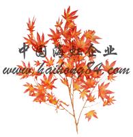 China Indoor And Outdoor 200cm High Artificial Red Maple Tree For Courtyard for sale