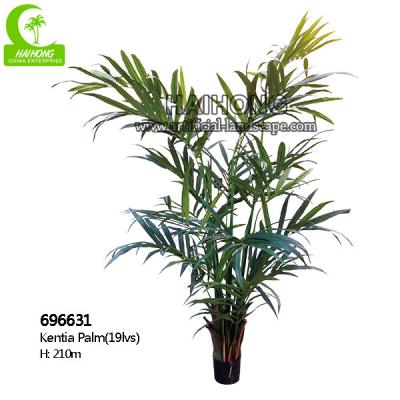 China All Season Height 210cm Artificial Tropical Tree With Pot for sale