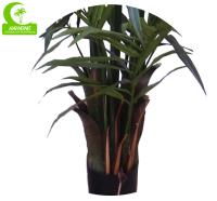 China All Season Height 210cm Artificial Tropical Tree With Pot for sale