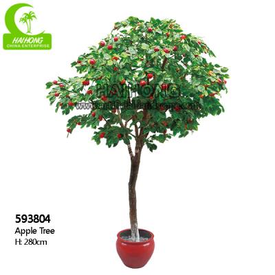 China Chinese Goods Wholesale Artificial Apple Tree 2.8m Artificial Fruit Tree for sale