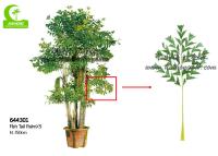 China Green Fishtail Palm 350cm Height Artificial Foliage Tree Large Size for sale